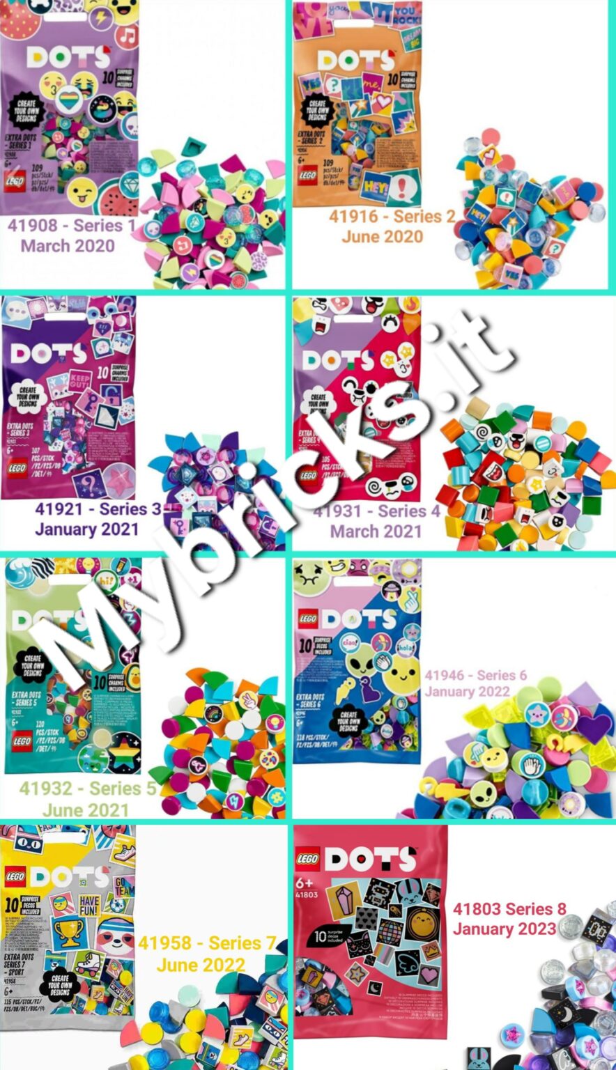 Lego extra DOTS Series 1-8 Collection – MyBricks